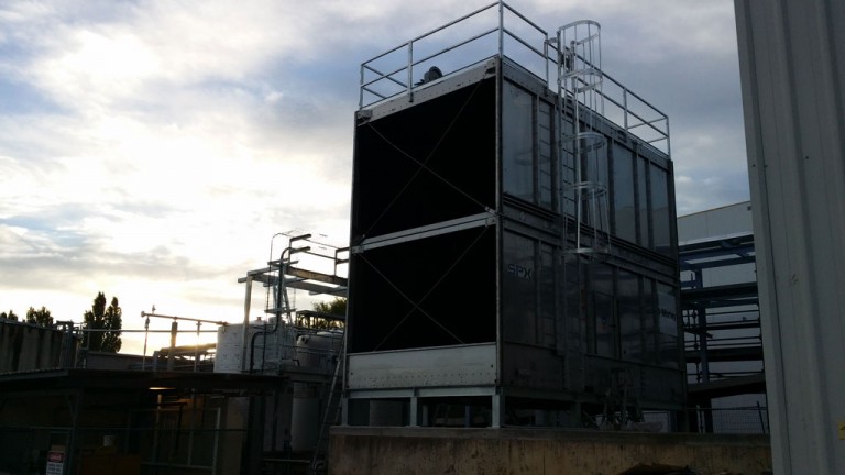 Nestle, Blayney, NSW. Stainless Steel SPX NC Tower installation ...